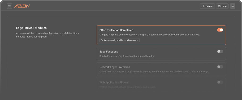 DDoS Protection | Azion