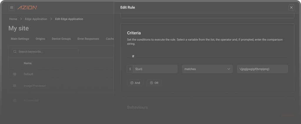 Image Processor | Azion