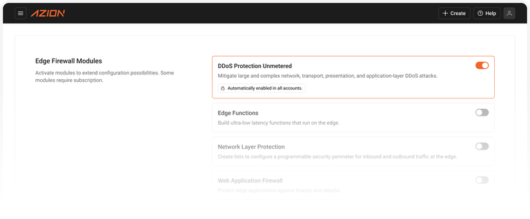 DDoS Protection | Azion