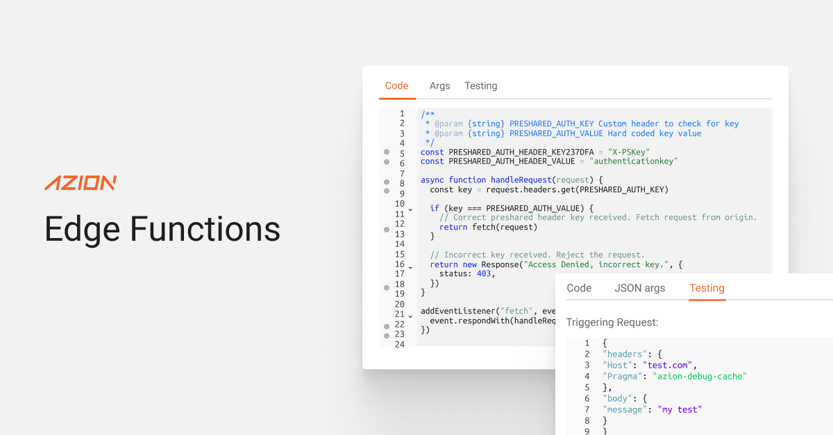 Edge Functions | Azion Edge Functions | Azion