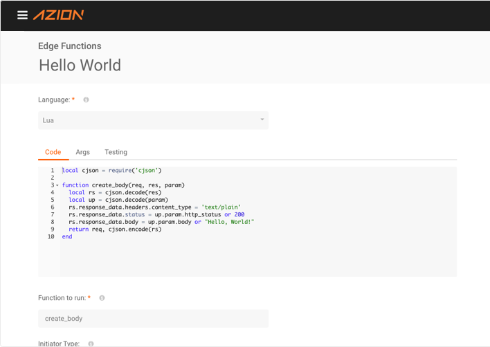 Edge Functions | Azion Edge Functions | Azion